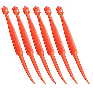 Orange Peelers, Xloey 6Pcs Plastic Easy Slicer Cutter Peeler Remover Opener Kitchen Accessories Knife Cooking Tool Kitchen Gadget (New)