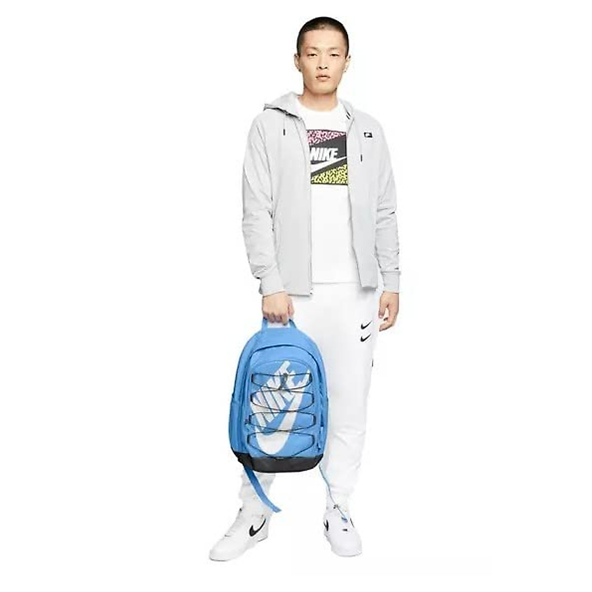 Nike Unisex Hayward 2.0 Backpack-Lt Blue/White/Black