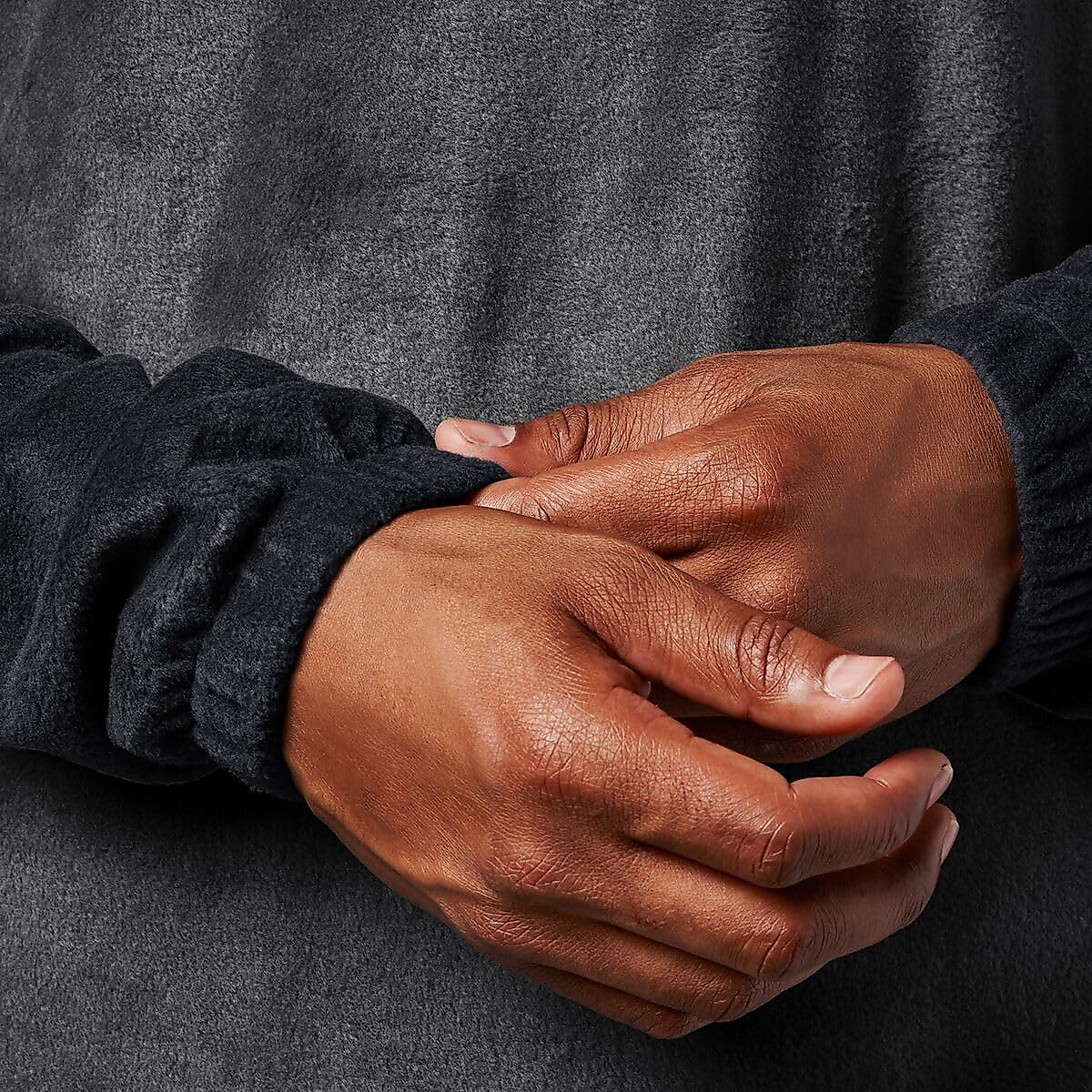 Columbia Men's Steens Mountain Half Zip Fleece, Black/Grill, Large