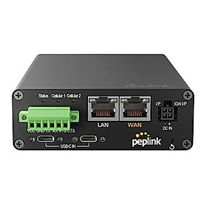 Peplink MAX Transit Duo Pro | 1x WAN Port, 1 x LAN Port, 2 x LTE Modems | 2 x SIM Slots | Wi-Fi 6 | Band 71 for Better Coverage | Include 1 Year PrimeCare Warranty | MAX-TST-PRO-DUO-LTEA-USR-T-PRM