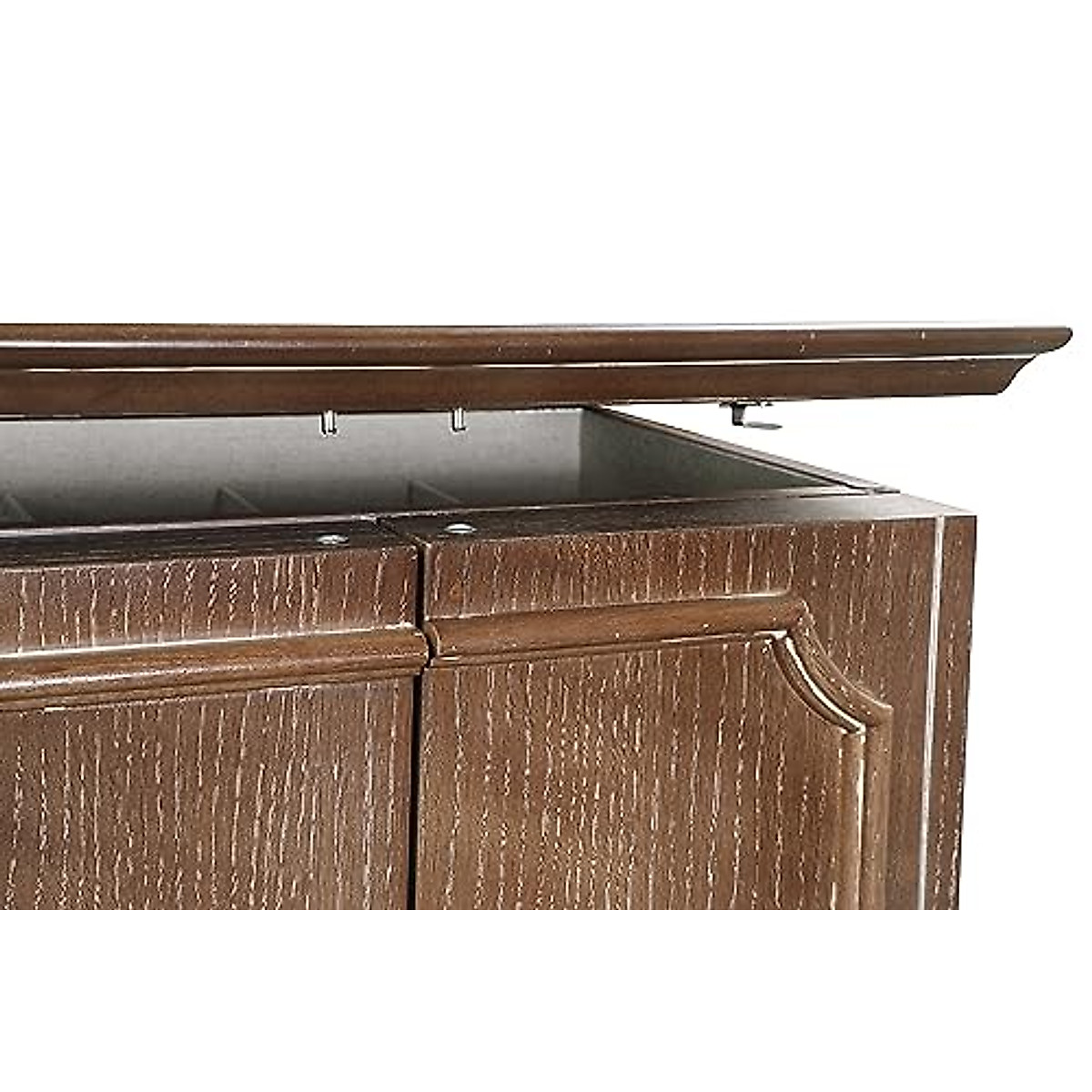 Hives and Honey Cabby Armoire Fully Locking Jewelry Cabinet, OAK