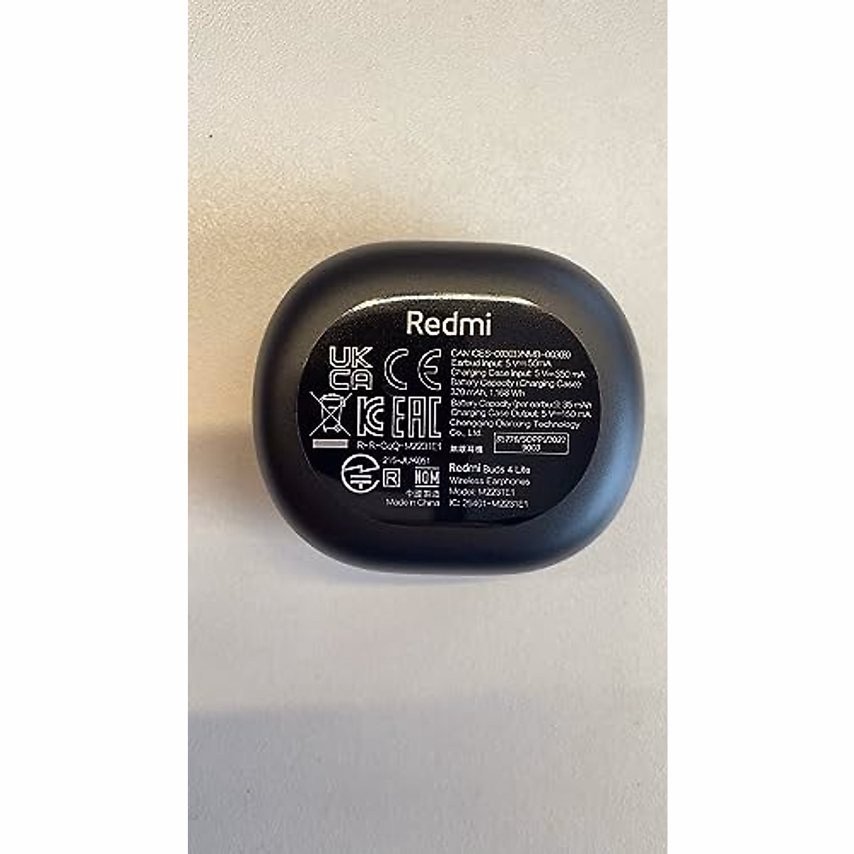 Xiaomi Redmi Buds 4 Lite TWS Wireless Earbuds, Bluetooth 5.3 Low-Latency Game Headset with AI Call Noise Cancelling, IP54 Waterproof, 20H Playtime, Lightweight Comfort Fit Headphones, Black