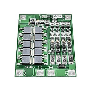 diymore 3PCS 3s BMS 40A 14.8V 16.8V 18650 Li-ion Lithium Battery PCB Protection Board Battery Protection Board PCB BMS Protection Circuit Balanced Li po Cell Charging Module with Balance Function