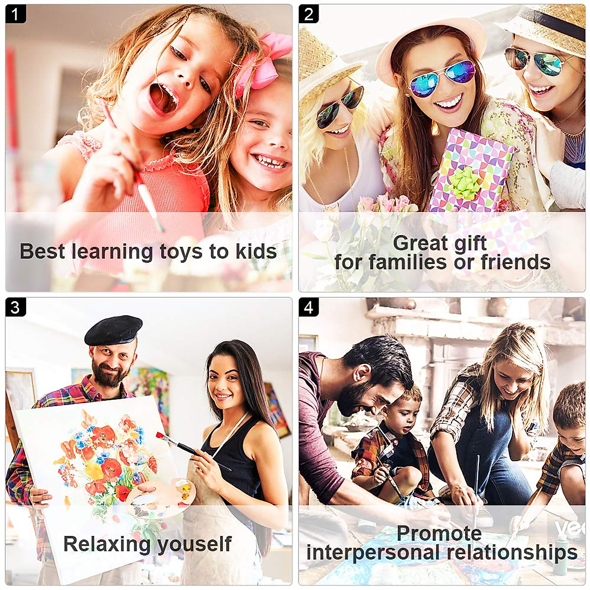 DIY Astronaut Paint by Numbers, Nebula Paint by Numbers for Adults, Magical Alien World Art Painting Adult Paint by Numbers Kits on Canvas Paint by Numbers for Adults Beginner 16"x20" without Frame