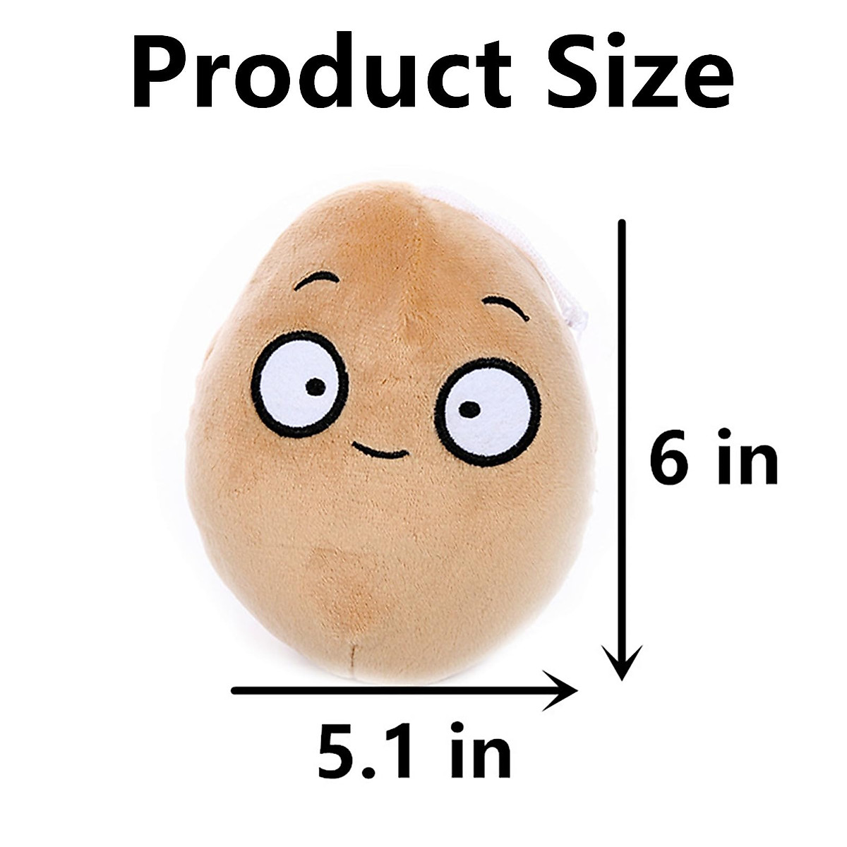 JHESAO 1 PCS Plants and Zombies WallNut Plush Zombies Toys PVZ 1 2 Stuffed Soft Doll Walnut Plant Toy New