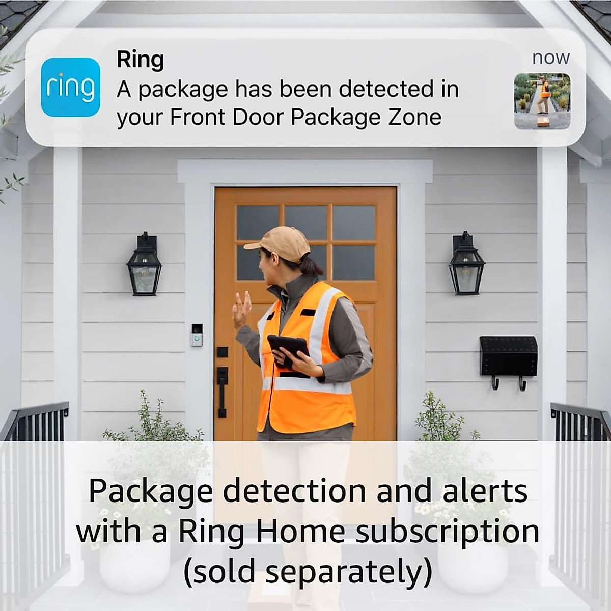 Ring Battery Doorbell with Ring Chime