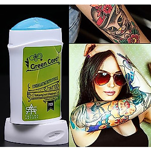 Tattoo Transfer Stick, Tattoo Skin Solution Soap Cream Gel for Transfer Stickers Paper Machine Stencils, Temporary Tattoo Supplies Accessories, Clean Dry Protection Antiperspirant Deodorant; ZYG