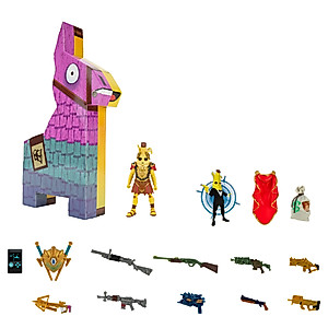 Fortnite Supply Llama Series Potassius Peels, 4-inch Articulated Figure with Back Bling, Weapons and Sticker