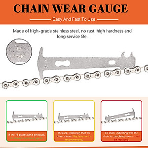 Tanstic 11Pcs Bike Chain Repair Tool Kit- Bike Link Pliers, Bicycle Chain Breaker Splitter, Master Link Pliers, Bike Wear Indicator Chain Checker, Missing Link Connector for 6/7/8/9/10 Speed Chain