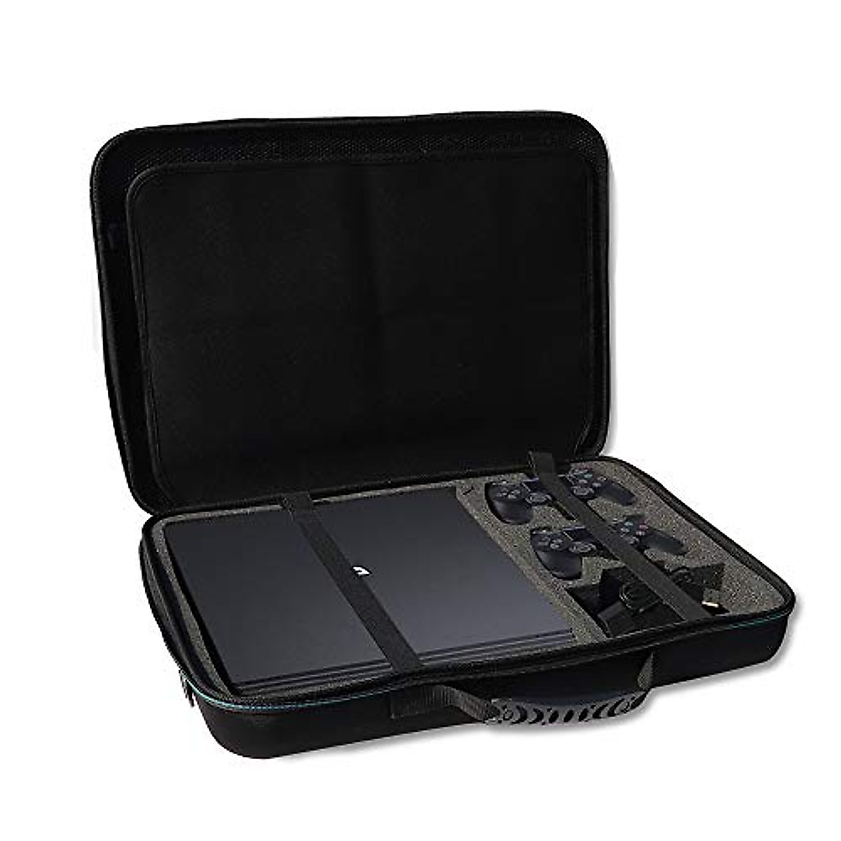 KT-CASE Playstation 4 Case, Playstation 4 Slim/Playstation 4 Pro Console Storage Box PS4 Pro Bag (Black)