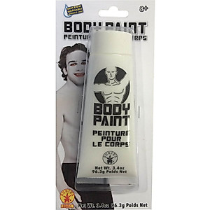 Rubie's mens Men s Body Paint White One Size, White, 3.4-Ounce US