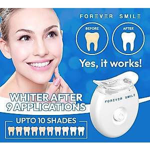 Forever Smile 5X LED Teeth Whitening Kit for Sensitive Teeth. Complete and Effective at Home Teeth whitening kit.