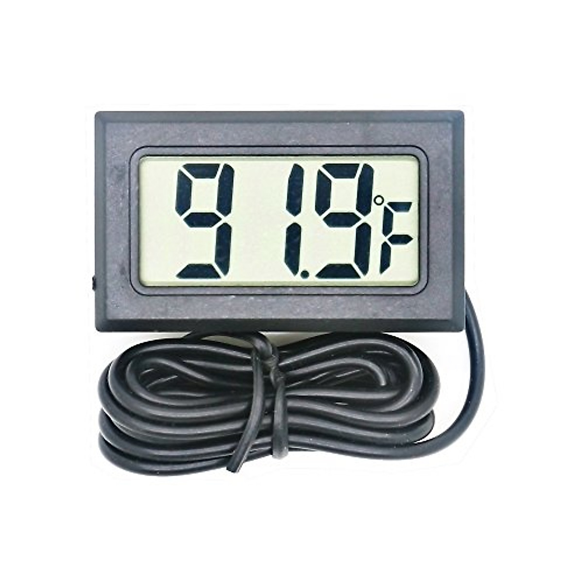 Digital Refrigerator Thermometer LCD Display Thermostat Oven Thermometer Freezer Electronic Temperature Hygrometer with Probe for Vehicle Fish Tank Aquarium Incubators Brooders Climb Pet(Fahrenheit)
