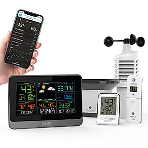 La Crosse Technology 328-10618-INT Wireless WiFi Professional Weather Center , Black