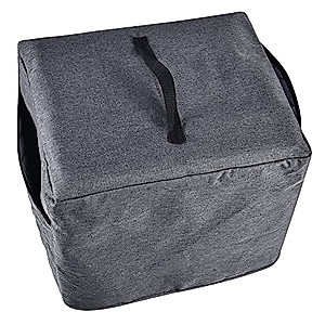 Zbeiur Meat Slicer Cover, Food Slicer Cover,With Organizer Bag for Accessories, such as Stainless steel blade, brush, etc, waterproof fabric, easy to clean. (Grey)