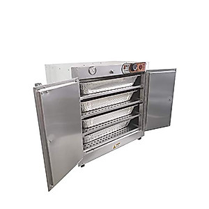 HeatMax 25x15x24 Commercial Hot Box Catering Food Warmer, Hot Food, Pizza, Pastry, Empanada, Patty, Concession, Heated Case