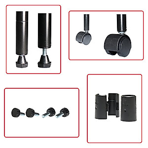 Apollo Hardware Black 5-Shelf Wire Shelving 24"x14"x60" (Black)