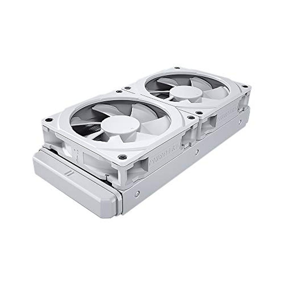 Phanteks (P-GO240MPH_DWT01) Glacier One 240MPH D-RGB AIO Liquid CPU Cooler, Infinity Mirror Pump Cap Design, 2X Silent 120mm MP PWM Fans, 2X D-RGB Halos Fan Frames, White