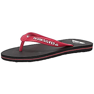 Quiksilver Boy's Molokai Kids Flip Flop Youth Sandal, BLACK 2, 3 Little Kid