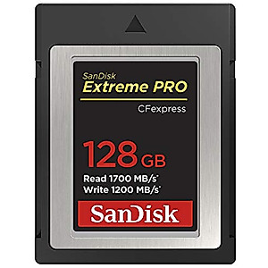 SanDisk 128GB Extreme PRO CFexpress Card Type B - SDCFE-128G-GN4NN