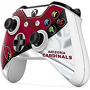 Skinit Decal Gaming Skin compatible with Xbox One S Controller - Officially Licensed NFL Arizona Cardinals Design