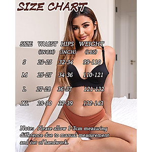 FINETOO 12 Pack Cotton Underwear for Women Cute Low Rise Bikini Panties High Cut Breathable Sexy Hipster Womens Cheeky S-XL