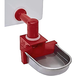 No-Drip 32 Oz Small Animal Drinking Bottle with Metal Cup for Small Pet/Bunny/Ferret/Hamster/Guinea Pig/Rabbit/Chinchilla/Mouse/Rat. BPA-Free.