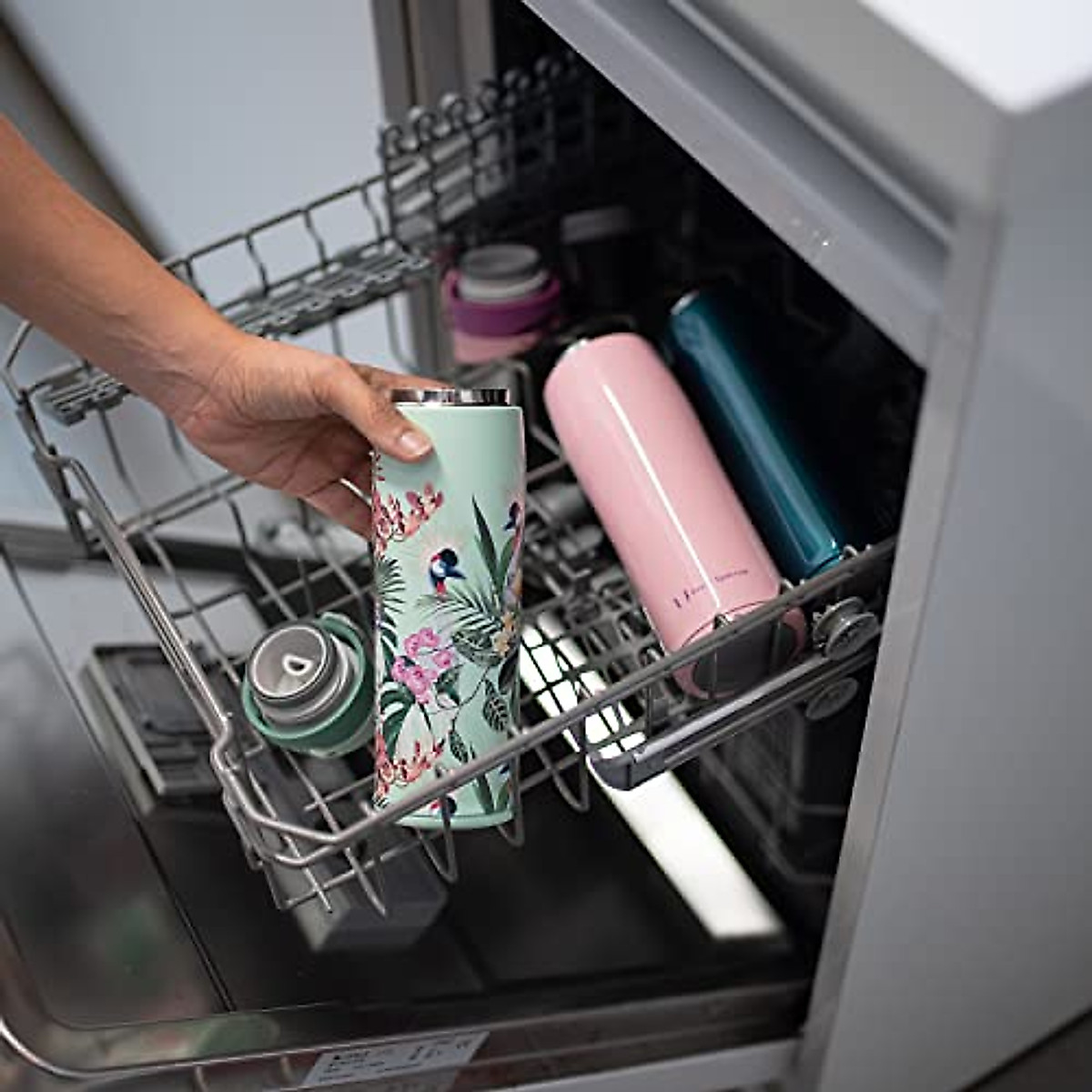 Super Sparrow Insulated Water Bottle Stainless Steel -12oz - BPA-Free Travel Mug - Reusable Kids Water Bottle - Leakproof Metal Flask for Sports, Travel, School