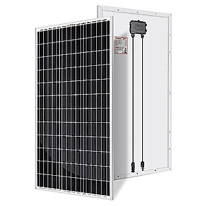 RICH SOLAR 100 Watt 12 Volt Solar Panel High Efficiency Solar Module Charge Battery for RV Trailer Camper Marine Off Grid