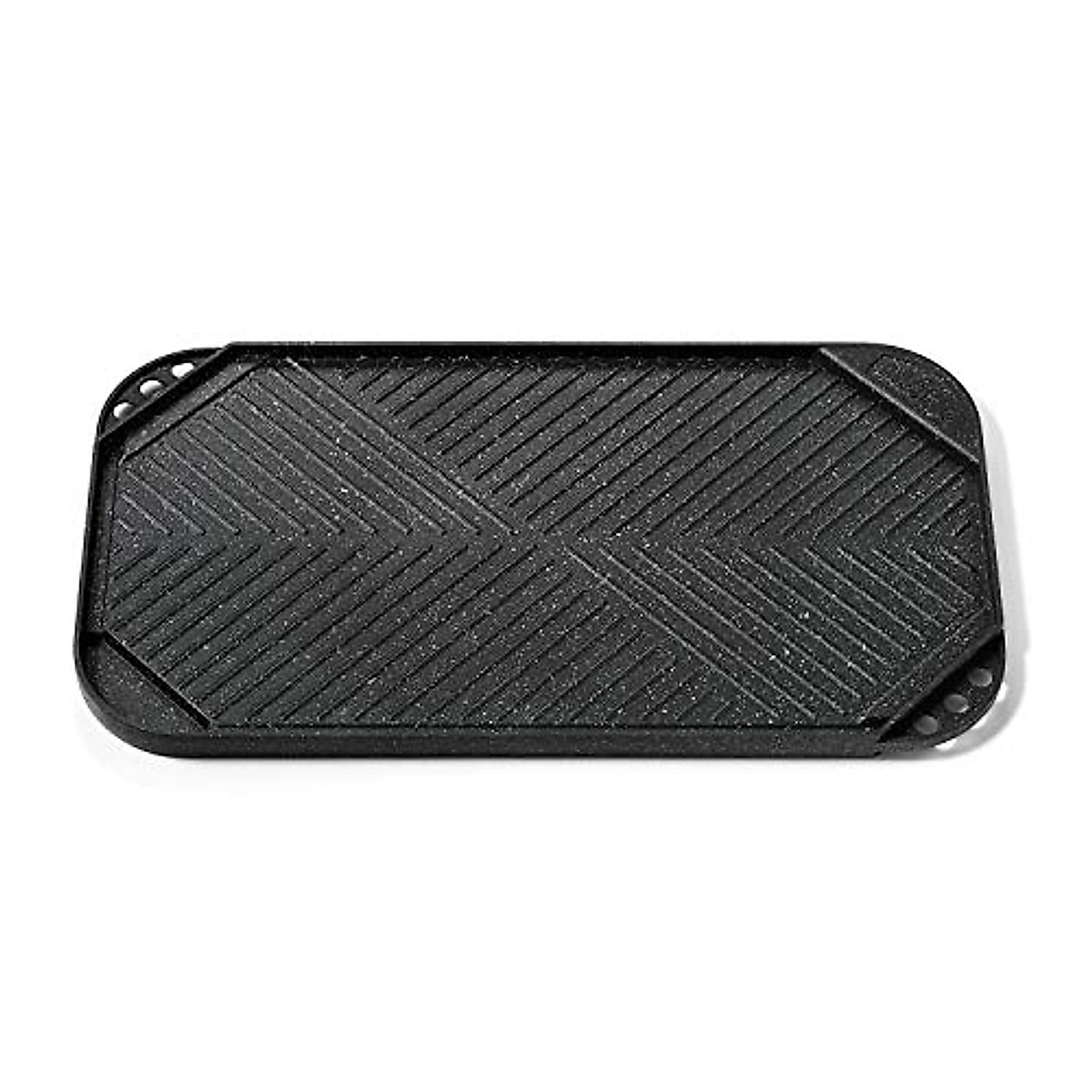 Starfrit THE Rock 10.6 x 19.5-Inch Reversible Grill/Griddle, Inch Inch, Black
