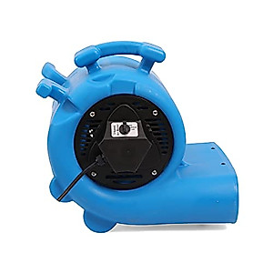 MOUNTO 3-Speed 3/4HP 3000CFM Air Mover Floor Carpet Dryers (Blue)