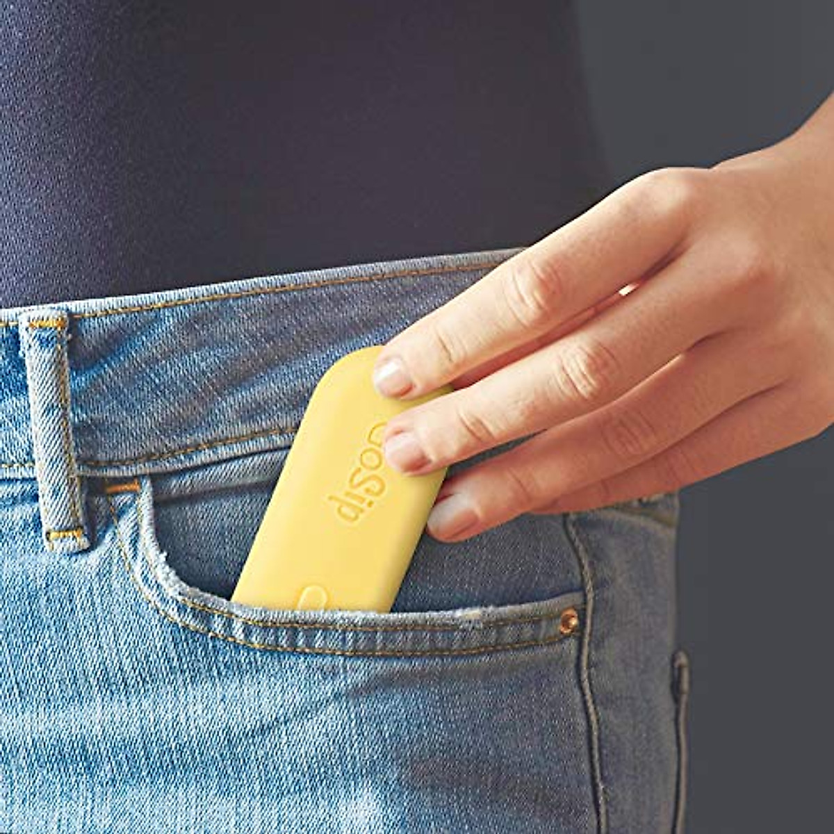 Final Touch GoSip 3-in-1 Reusable Stainless Steel Drinking Straws with Cleaning Brush and Go Sip Case (Lemon Yellow) (RS200-12)