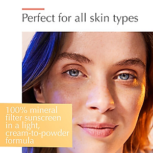 Avene High Protection Beige Tinted Compact, Broad Spectrum SPF 50+, UVA/UVB Blue Light Protection, Water Resistant, Non-Greasy, 0.35 Oz