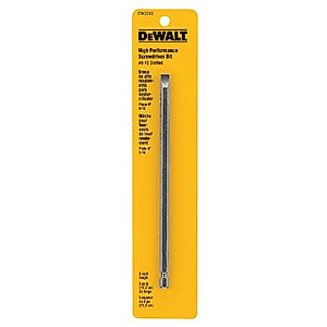 DEWALT DW2065 #8 Slotted 6-Inch Power Bit, Silver