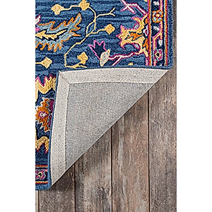Momeni Ibiza Wool Area Rug, 6' X 9', Blue