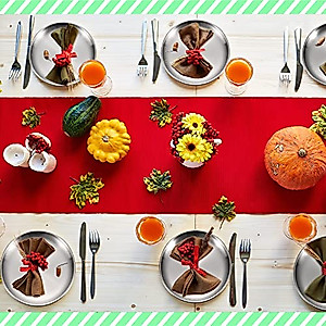 10 Pcs 18/8 Stainless Steel Plate 304 Stainless Steel Dishes 8 Inches Adult Plates Reusable Camping Plates Dishwasher Safe Feeding Serving Flat Plate Double Layers Round Dessert Plate (Silver)