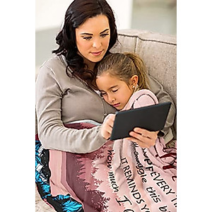 Qotuty Mothers Day for Mom, Gifts for Mom from Daughter Blankets 60"x50", Birthday Gifts for Mom, Mom Birthday Gifts from Daughter, Best Mom Gifts from Son Daughter, Gift for Mom Throw Blanket