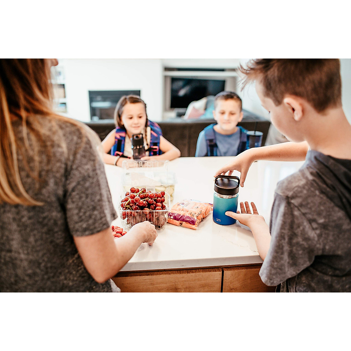 Simple Modern Replacement Handle Lid for Provision Insulated Food Jar Thermos -Leak Proof Stainless Steel Storage Lunch Container -Riptide