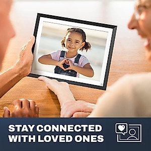 Arktronic 2K WiFi Digital Picture Frame 32GB, Digital Photo Frame 2048x1536 IPS Touch Screen, Electronic Picture Frame Auto-Rotate, Instantly Share Photos/Videos via App & Email, Gift for Mom, Black