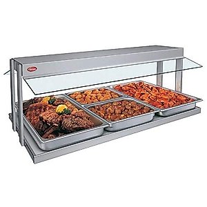 Hatco GRBW-48-120-QS 49" Buffet Warmer with Sneeze Guards