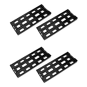 QWORK Antistatic ESD Circulation Rack Shelf - Plastic Black Rack with 25 Slots for PCB Storage (4 Pack)