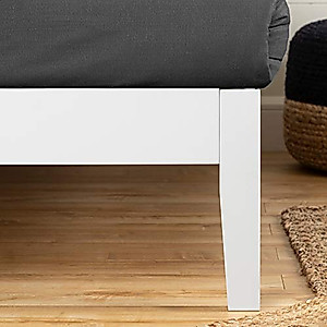 South Shore Vito Platform Bed-Full-White