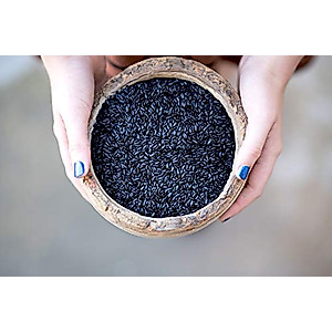 Lotus Foods Bulk Organic Forbidden Black Rice – Gluten-Free, Gourmet & Certified Organic Heirloom Whole Grain Rice, 11 pounds (1 pack)