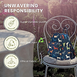 Signare Tapestry Women Backpack Casual Daypack Dachshund (DAPK-DACH)