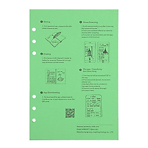 Erasable Reusable Smart Notebook A5 Size Diary Book 50 Sheets Spiral Refillable Sketchbook with Pen for Student Journalist Writer School Office Home Memo Painting Writing APP Storage Note Notepad