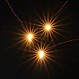 BRIKSMAX LED Dot Lights 15cm Warm White Dot Ligths for DIY Lego/Moc Lighting(3 Pack)