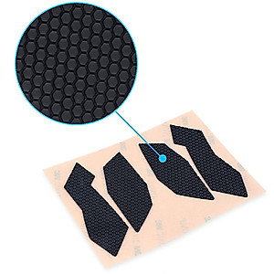 HUYUN New Mouse Top &Side Panel Cover case Stickers Antiskid Grip Tape Replacement for Logit G900/G903 Mouse 0.6mm