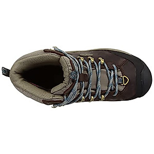 KEEN Women's Revel 4 Mid Height Polar Insulated Waterproof Snow Boots, Coffee Bean/Balsam, 10