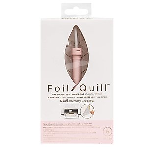 We R Memory Keepers Foil Quill Fine Tip Pen, Make Custom Designs for Planners, Journals, Cards, Scrapbook Pages, and More, Heat-resistant Grip, On-The-go USB Plug, Craft Projects