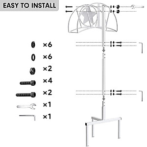 Amagabeli Garden Hose Holder White Bundle Garden Hose Holder White